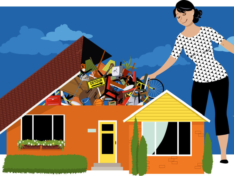 How to Purge Your House of Clutter Before Storing Everything
